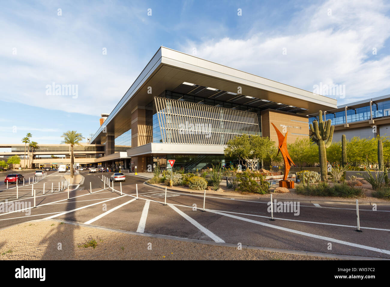 Phoenix, Arizona – April 8, 2019: Terminal 3 at Phoenix Sky Harbor ...
