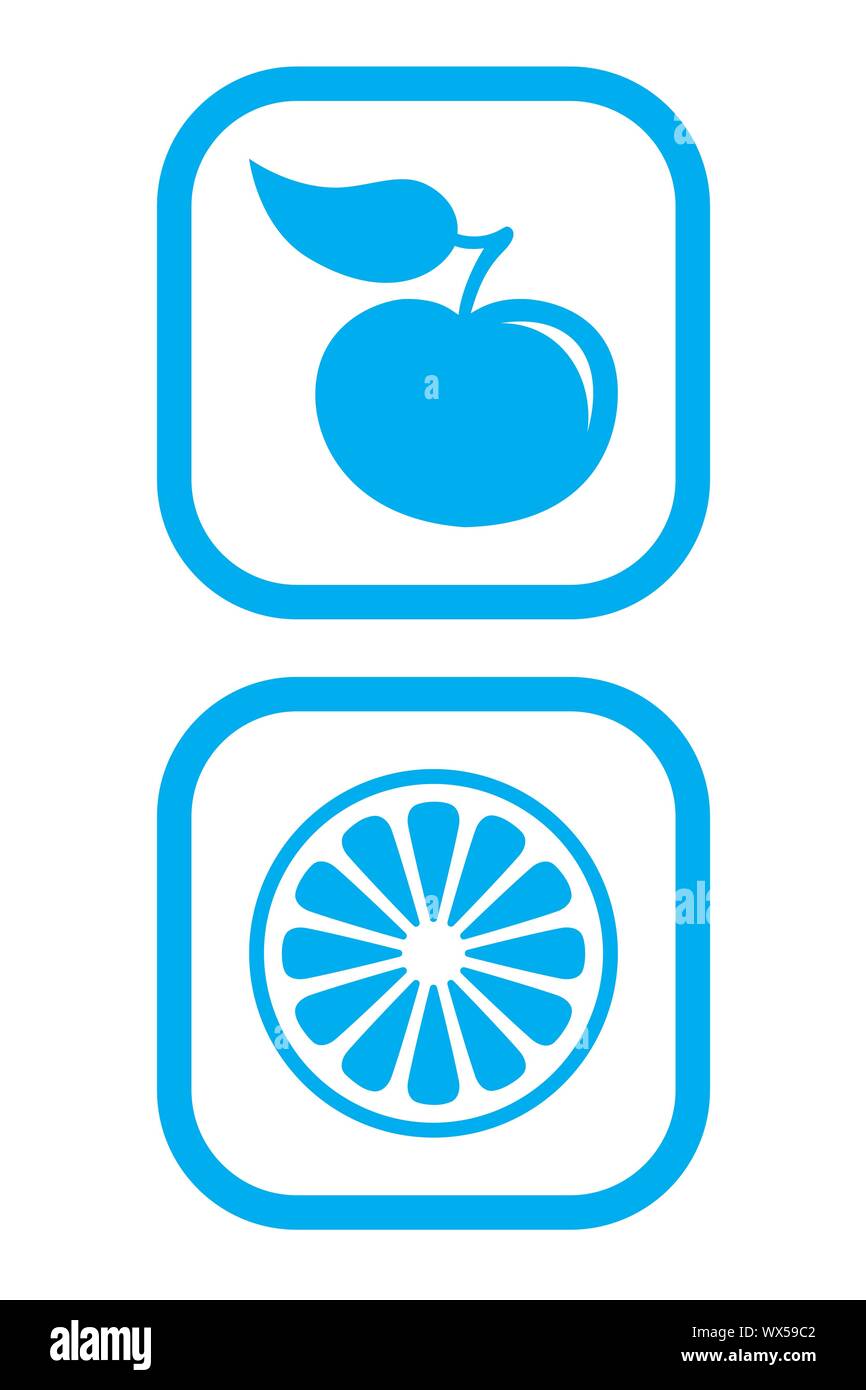 Juicy bright orange fruit Stock Vector Images - Alamy