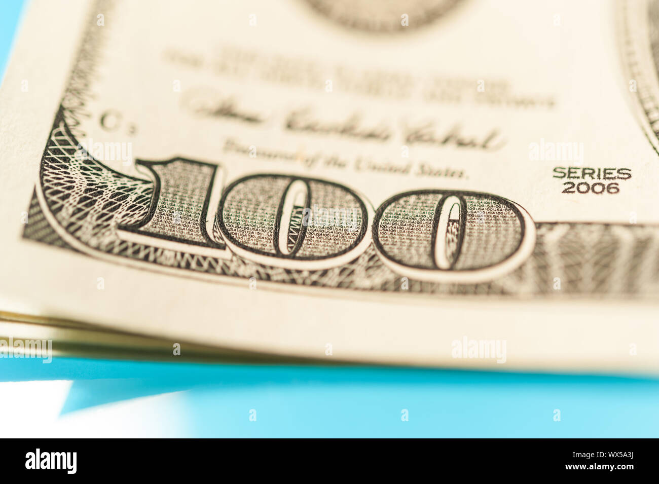 Closeup view of cash money dollars bills background. Finance and ...