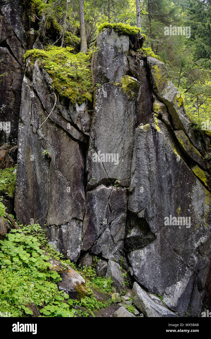 Rock formation of the alps Stock Photo - Alamy
