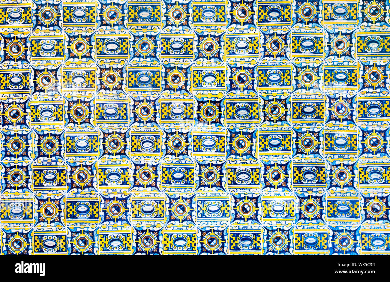 vintage ceramic tiles background, perfect colorful pattern Stock Photo ...