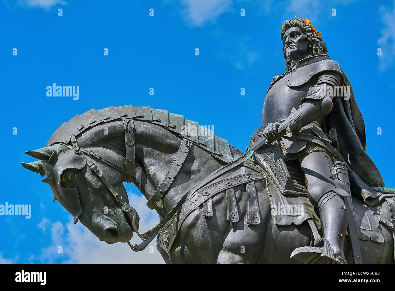 King Matthias Corvin Statue Stock Photo - Alamy