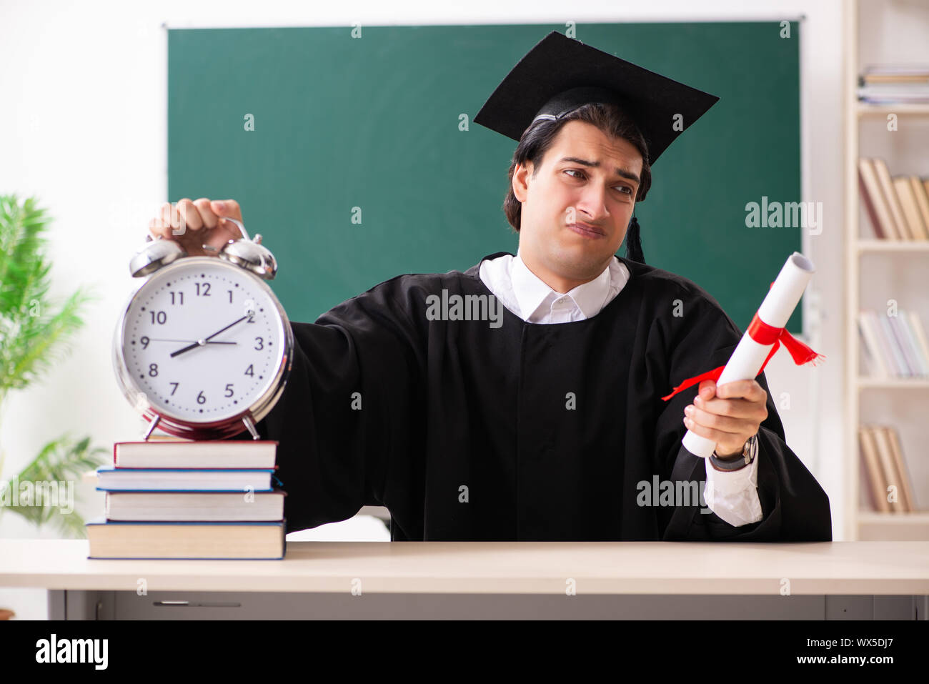 Frustrated student in class hi-res stock photography and images - Alamy