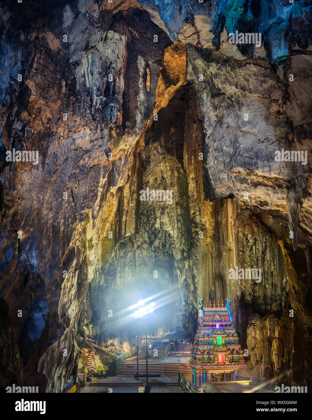 Inside of Batu caves. Malaysia Stock Photo - Alamy