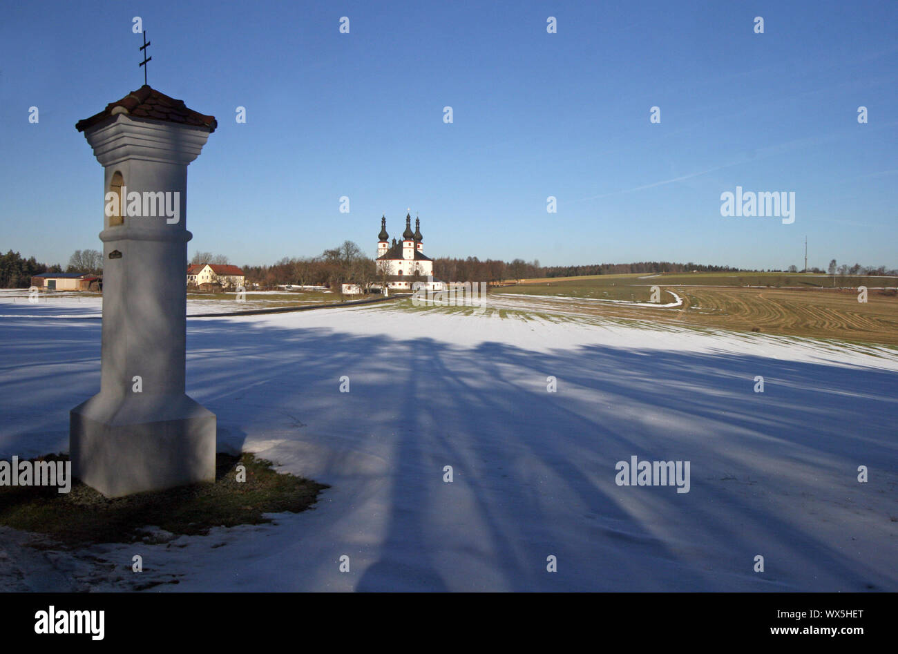 Bavaria snow church hi-res stock photography and images - Alamy