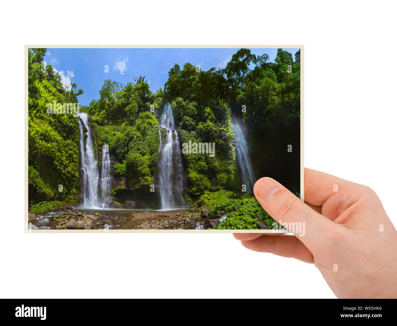 Beautiful shot sekumpul waterfall hi-res stock photography and images ...