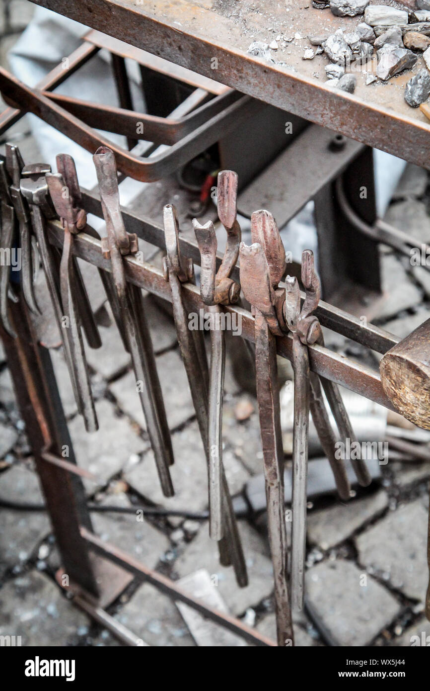 Forging tools hi-res stock photography and images - Alamy