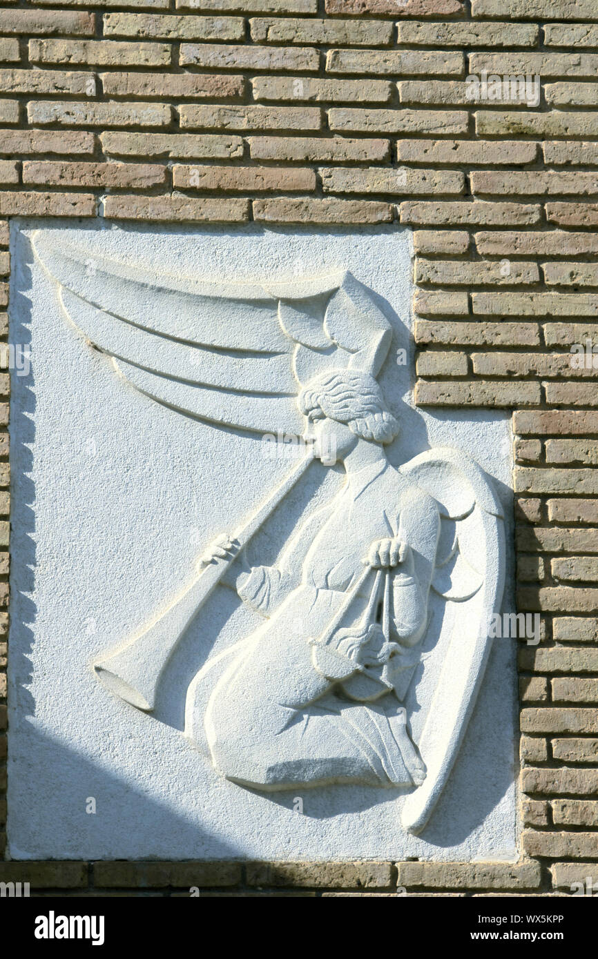 Ancient bas-reliefs on the Windows and walls of historical buildings ...