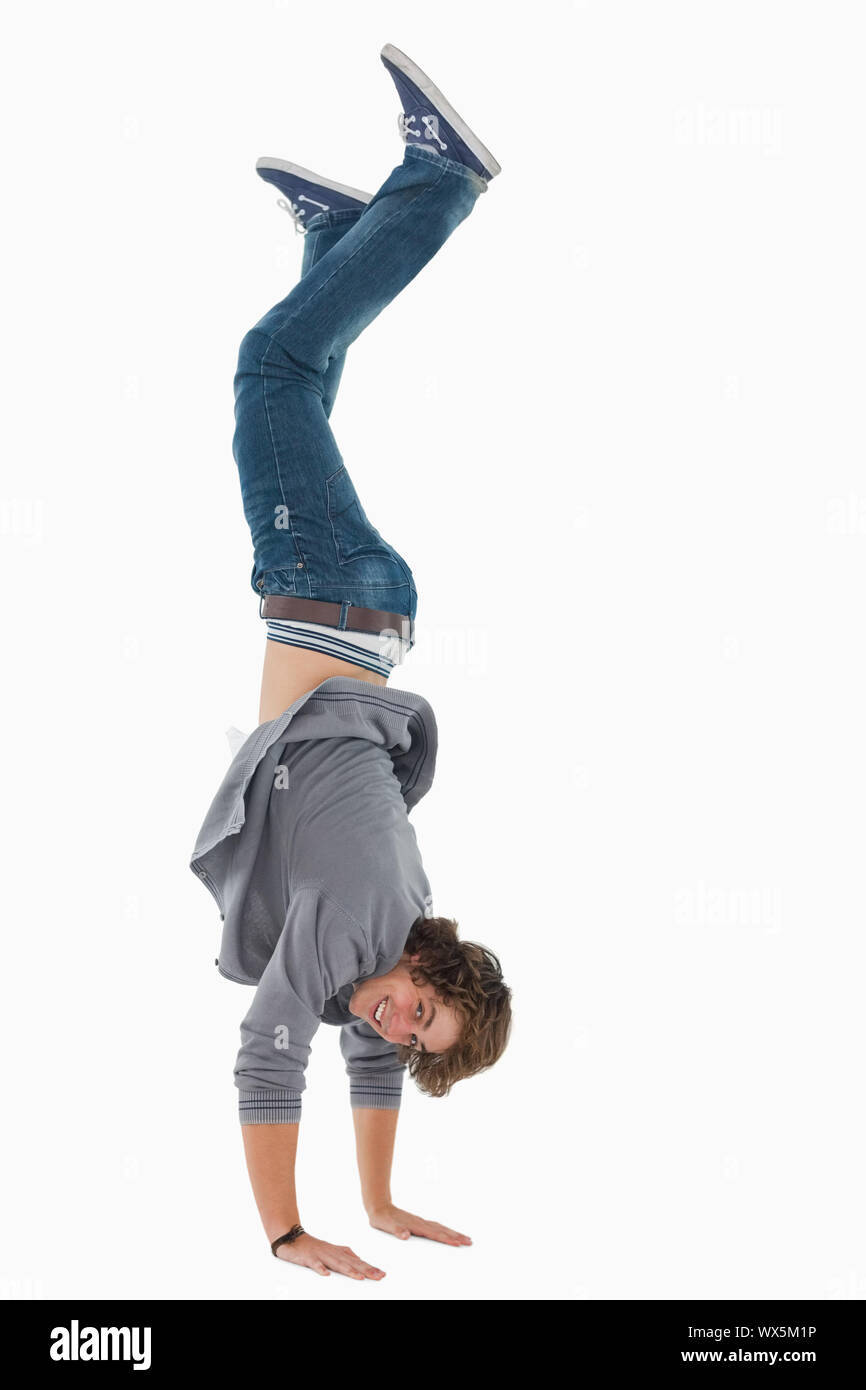 Handstands Cut Out Stock Images & Pictures - Alamy