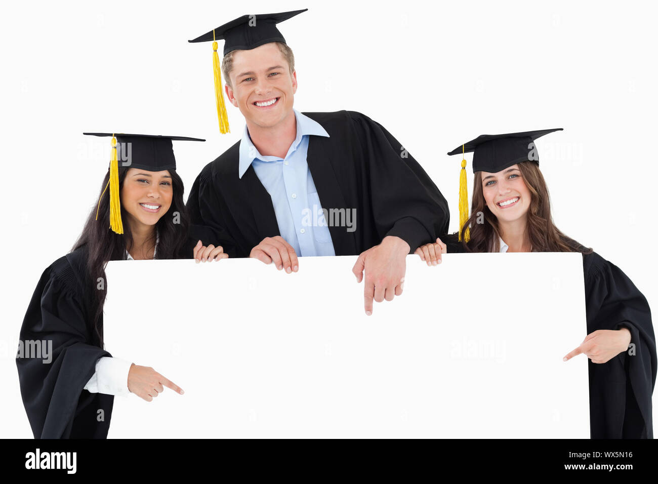 Graduates and robe Cut Out Stock Images & Pictures - Alamy