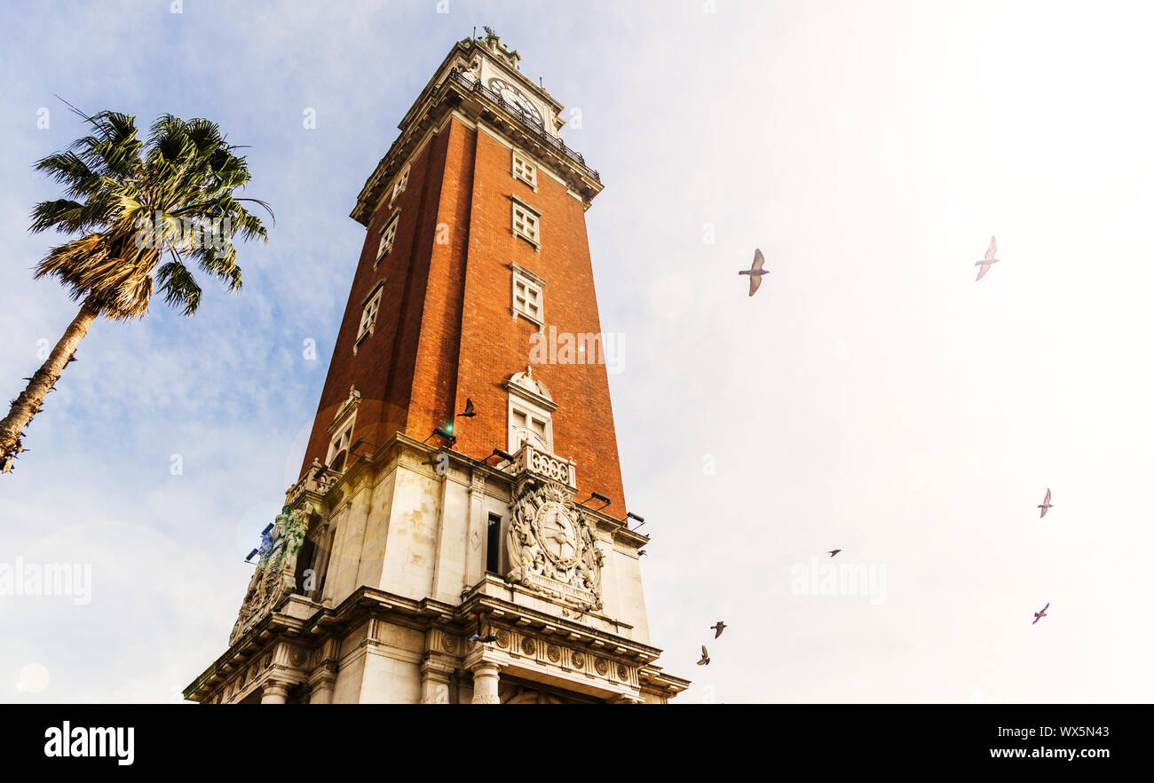 Torre Monumental clock tower in Retiro neighborhood, Buenos Aires ...