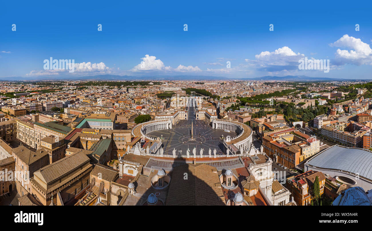 Vatican city aerial view basilica hi-res stock photography and images ...