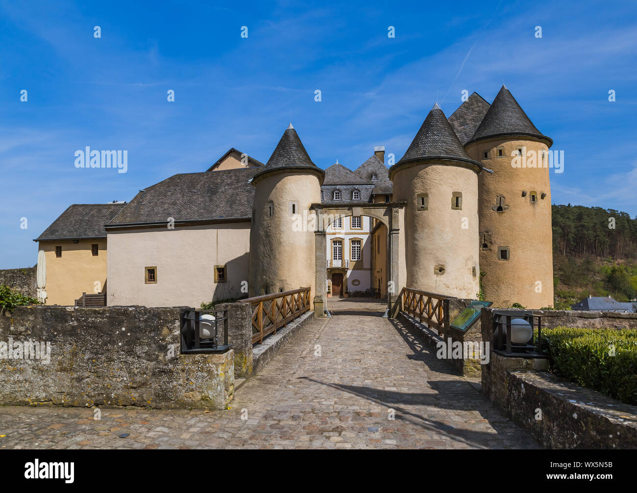 Bourglinster castle in Luxembourg Stock Photo - Alamy