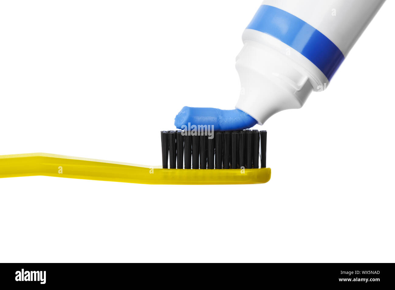 Toothbrush and paste Stock Photo - Alamy