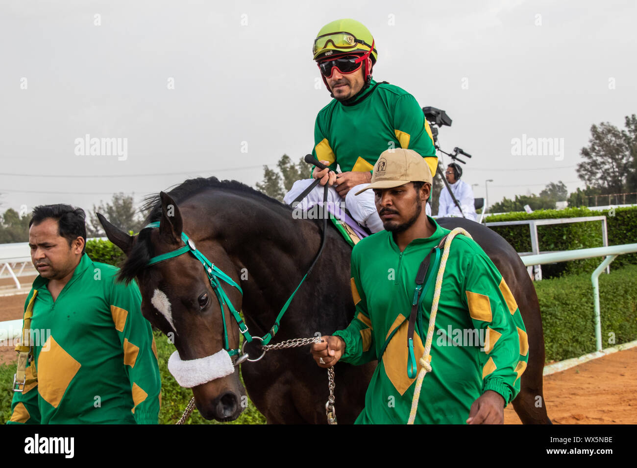 Horse Racing at King Khalid Racetrack, Taif, Saudi Arabia 28/06/2019 ...