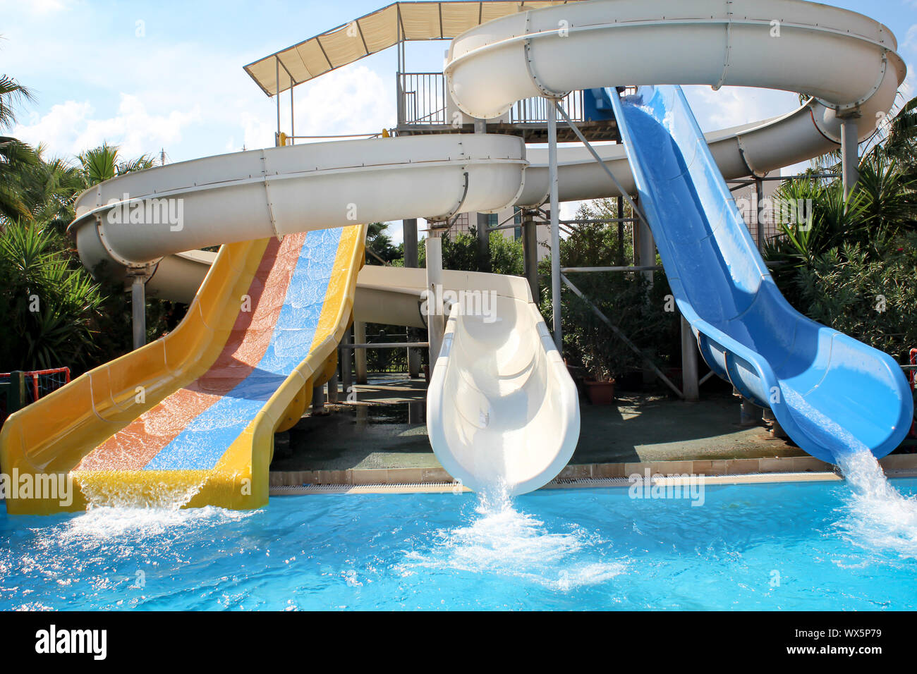 Water slide adult hi-res stock photography and images - Alamy