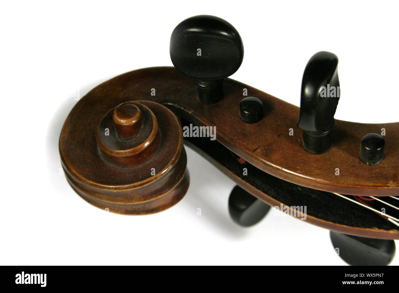 Cello Scroll Detail Stock Photo - Alamy