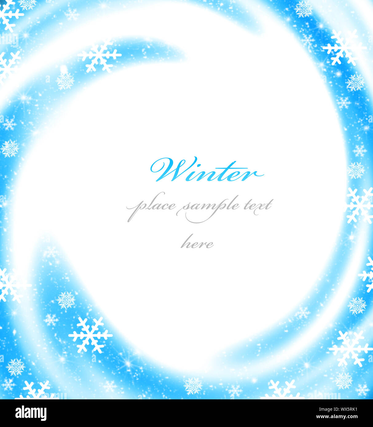 Winter border illustration hi-res stock photography and images - Alamy