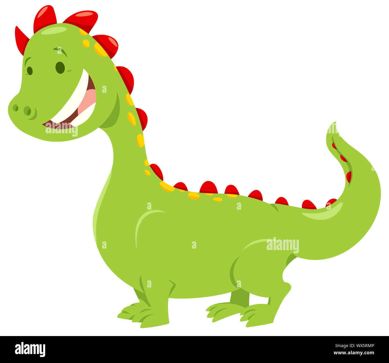 fantasy dragon cartoon illustration Stock Photo - Alamy