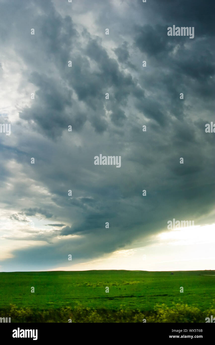 Prairie Sky Landscape Stock Photo - Alamy