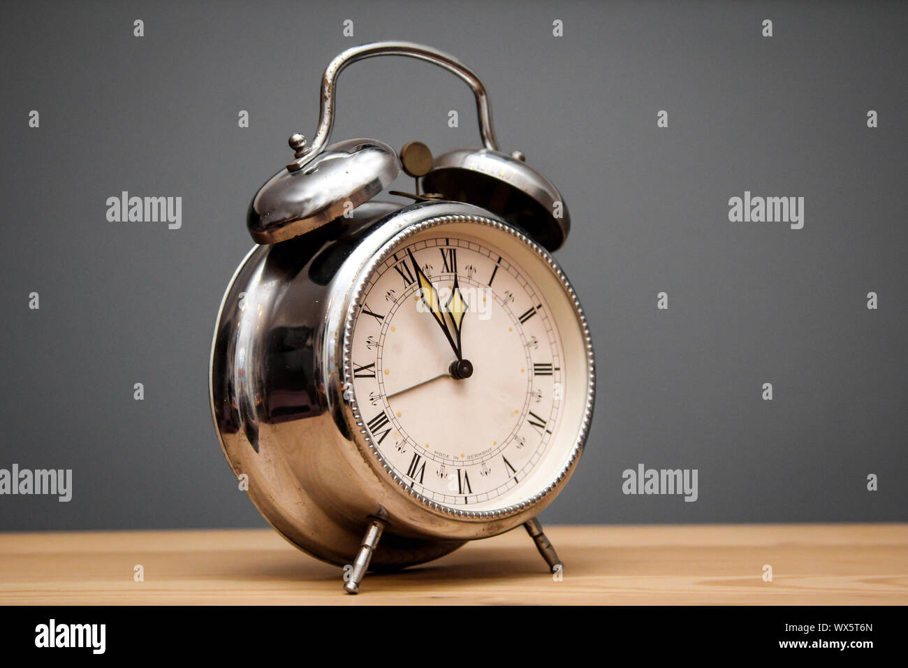 an old alarm clock Stock Photo - Alamy