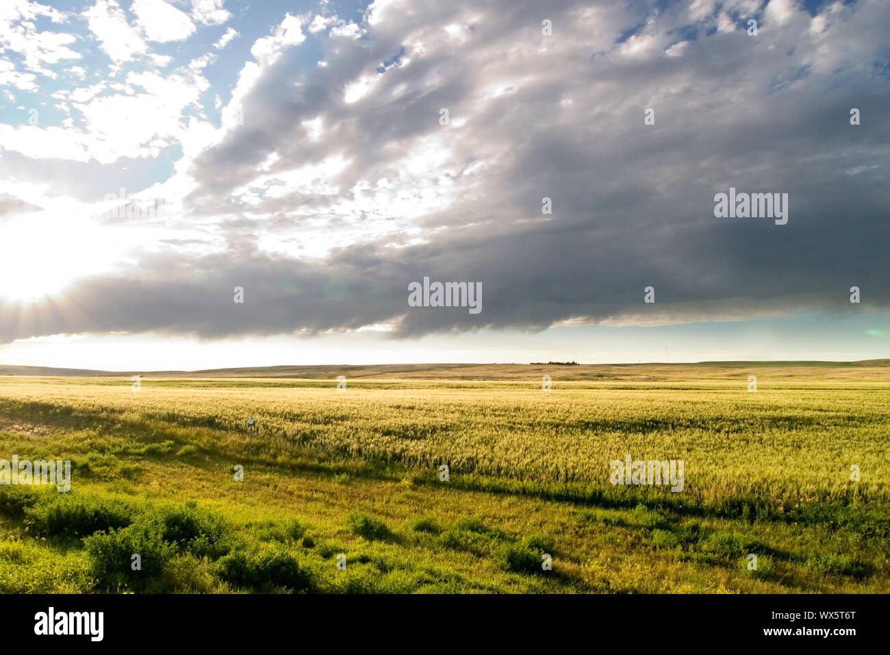 Prairie Sky Landscape Stock Photo - Alamy
