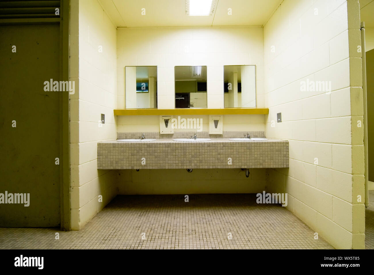 Wc water closet public bathroom hi-res stock photography and images - Alamy