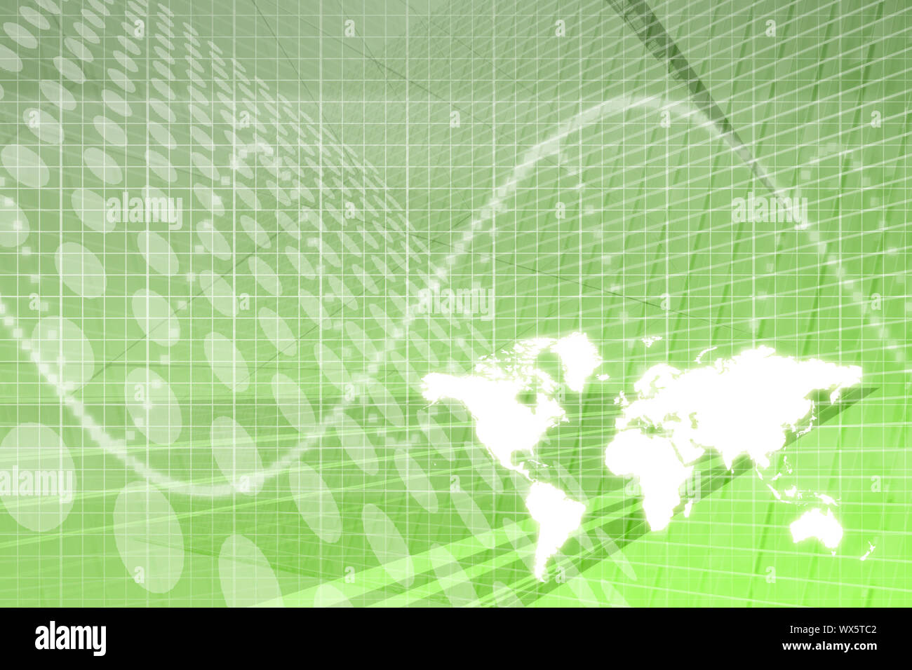 Global Business Abstract Background Stock Photo - Alamy