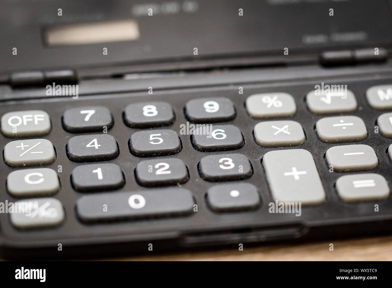Keyboard and calculator Stock Photo - Alamy