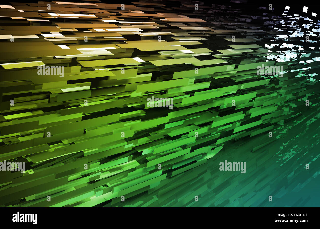 Digital Network with Fast Moving Data Packets Stock Photo - Alamy