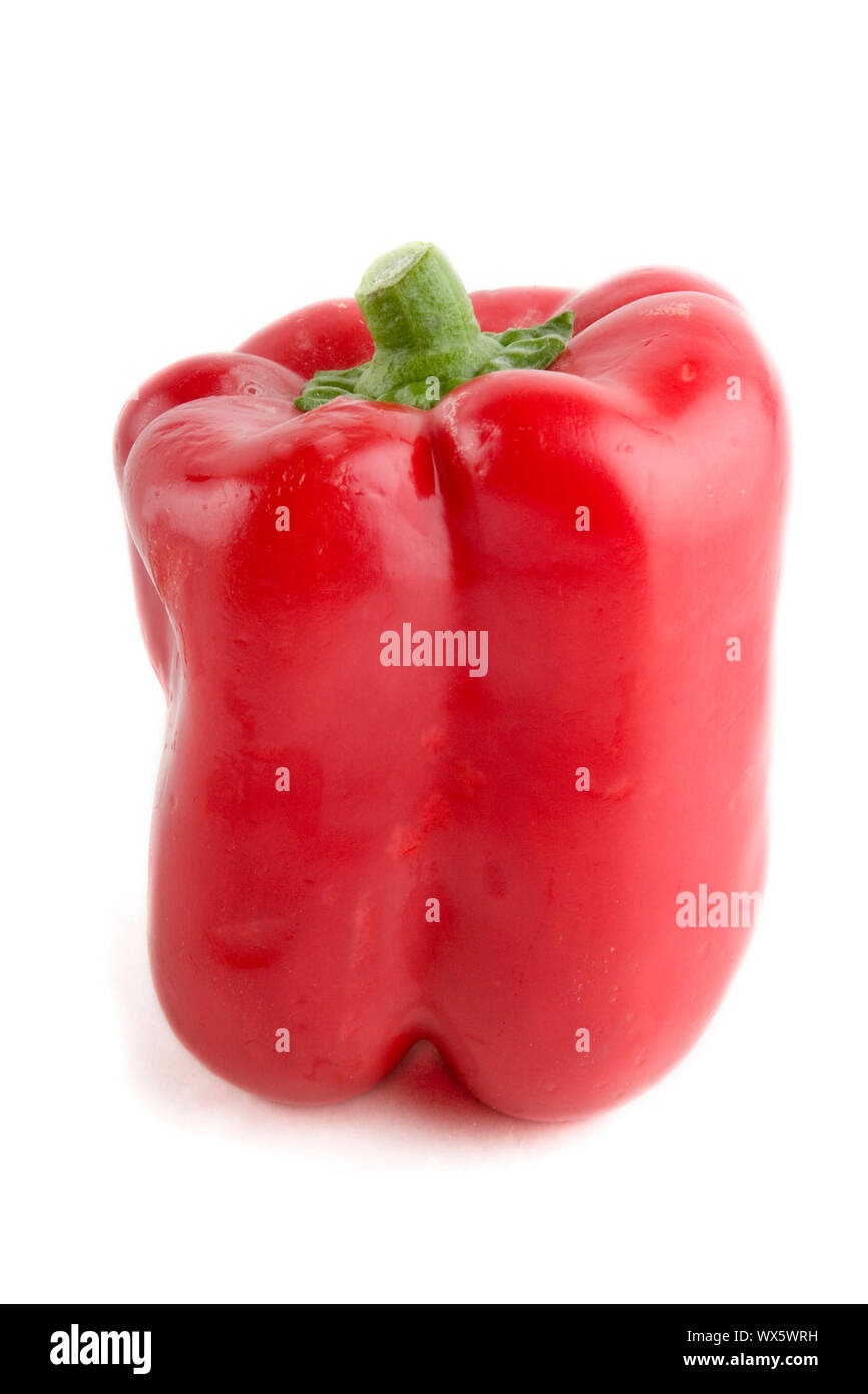 Red Bell Pepper Stock Photo - Alamy