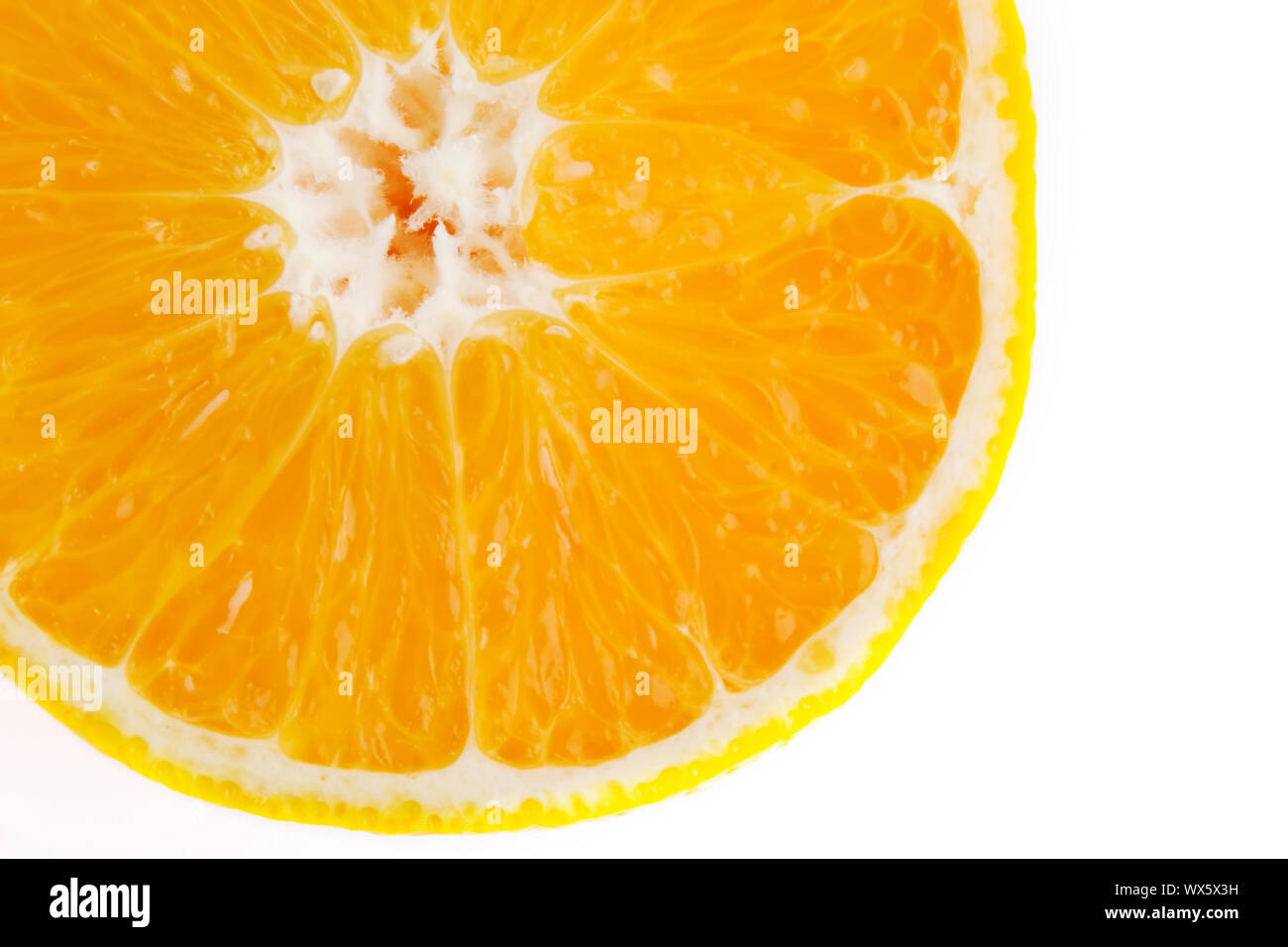 Orange Slice Detail Stock Photo - Alamy