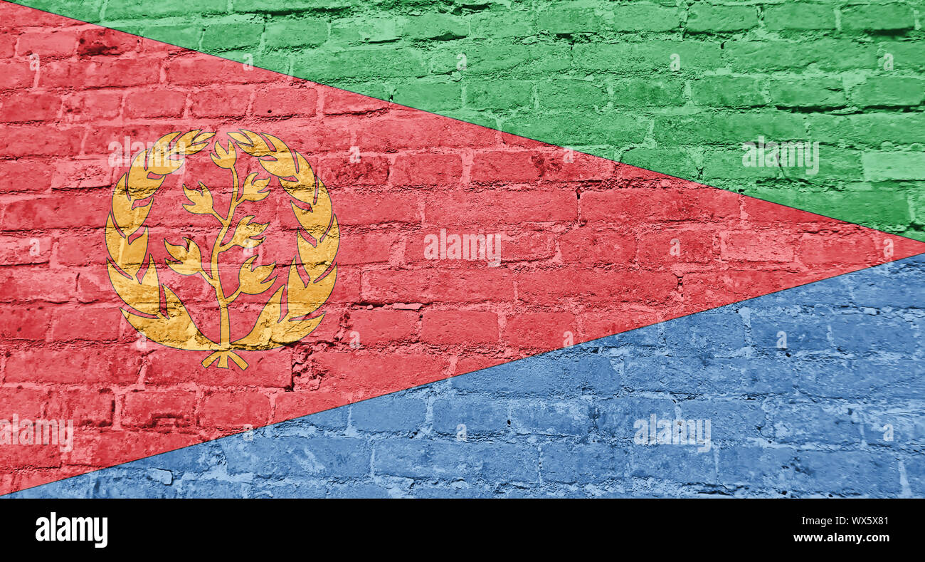 Flag of Eritrea, background, texture Stock Photo - Alamy