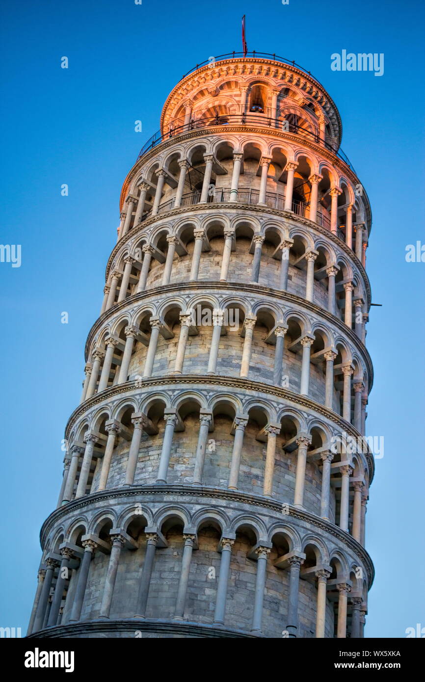 Pisa, Slate Tower Stock Photo - Alamy