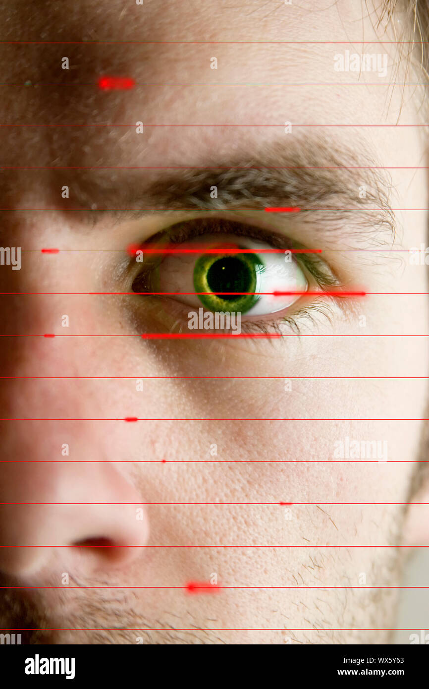 Iris scan hi-res stock photography and images - Alamy