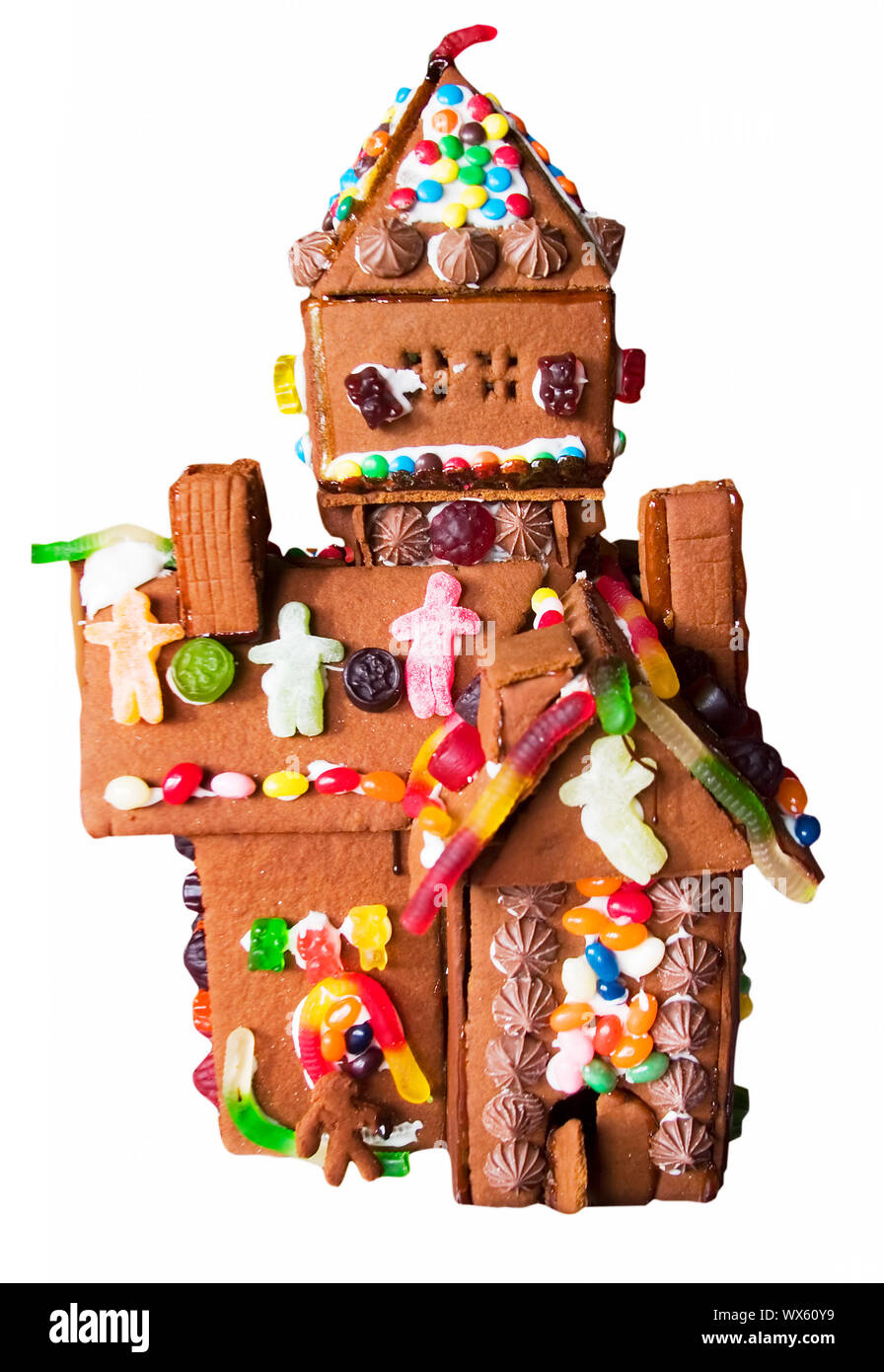 Ginger bread house detail Stock Photo - Alamy
