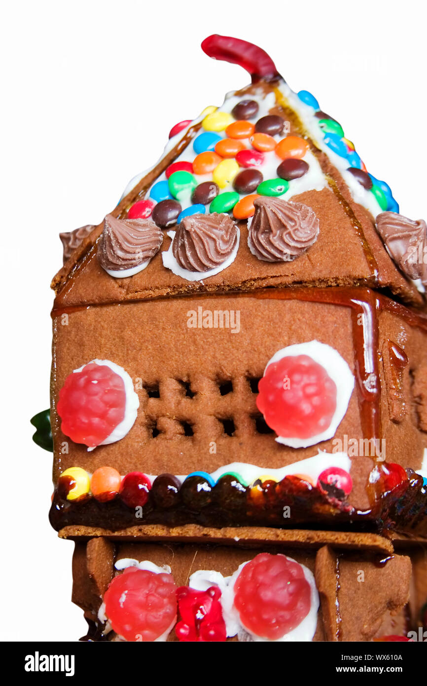Ginger bread house detail Stock Photo - Alamy