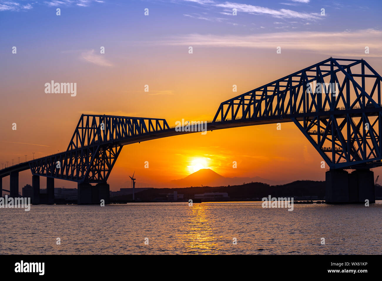 Diamond Fuji Tokyo Gate Bridge Stock Photo - Alamy