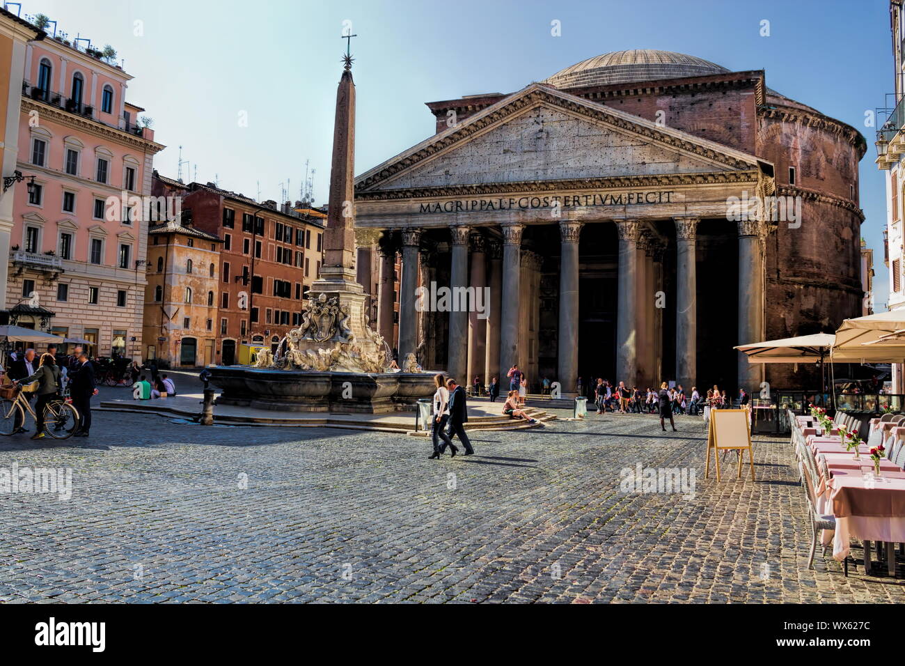 Roma, Piazza della Rotonda Stock Photo - Alamy
