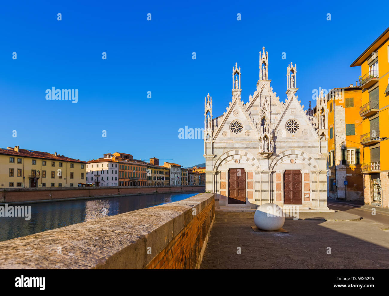 Downtown in Pisa Italy Stock Photo - Alamy