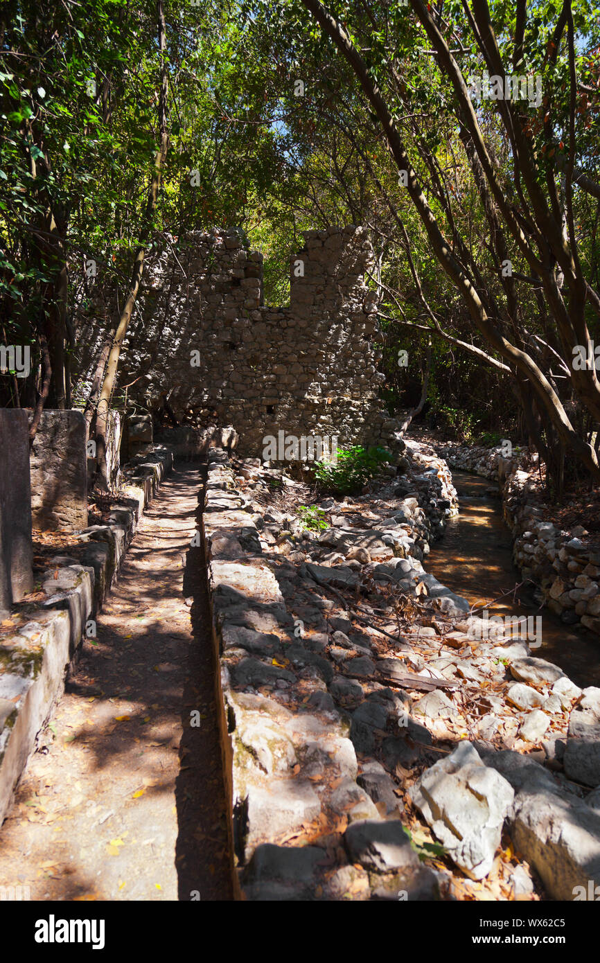 Old town Olympos in Turkey Stock Photo - Alamy