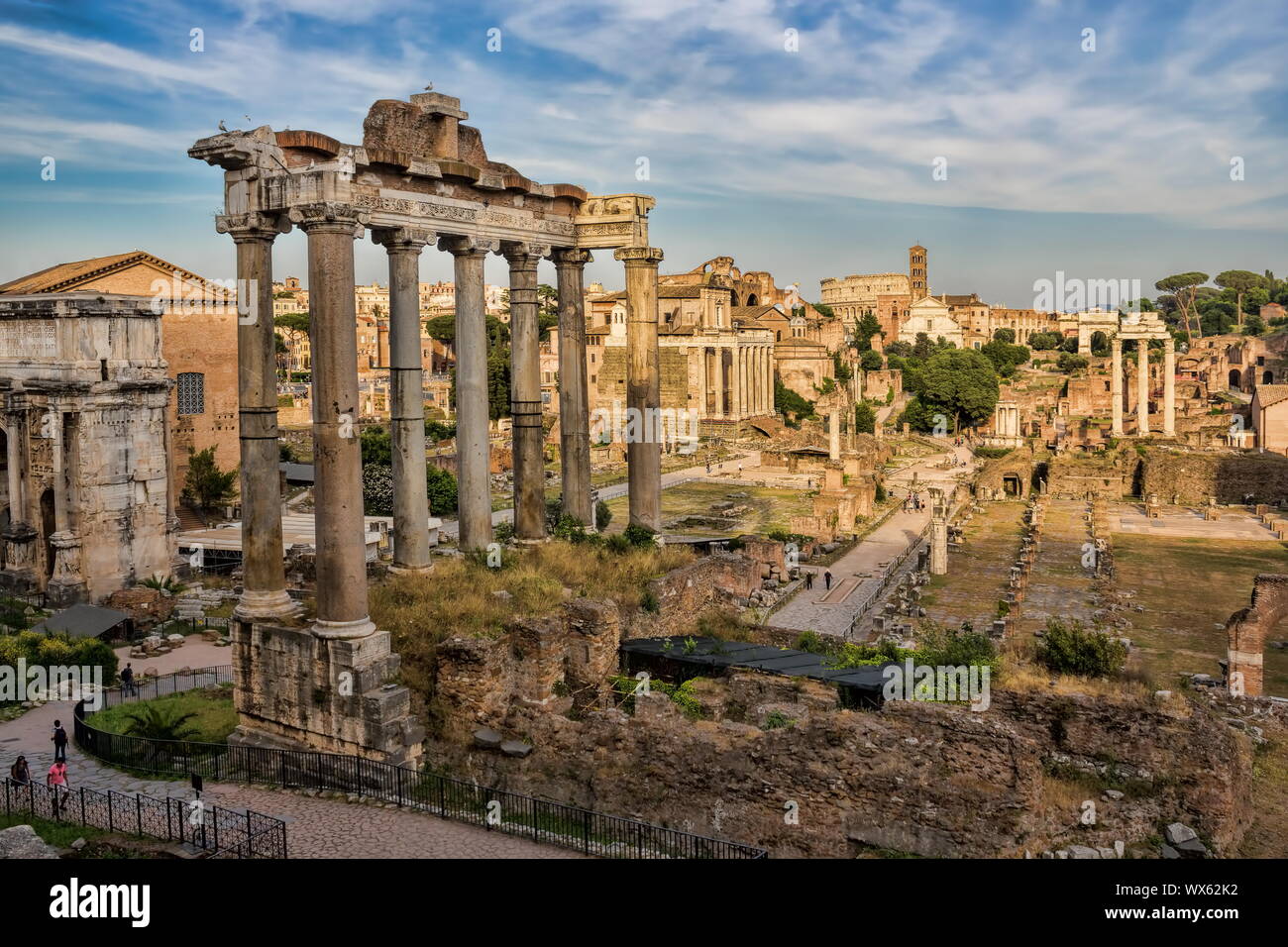 Rome, Roman Forum Stock Photo - Alamy