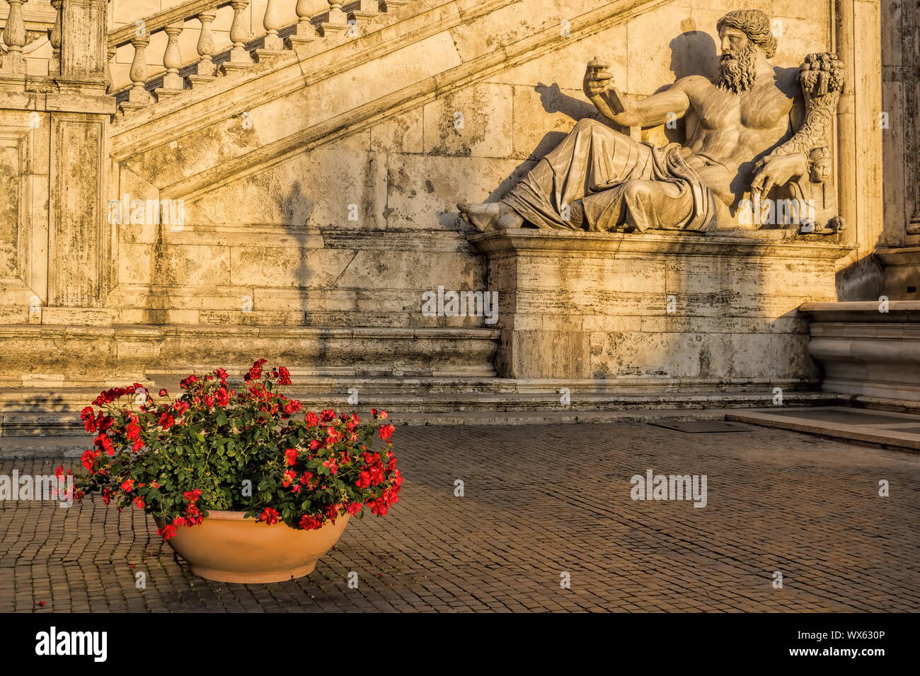 Rome, Capitol Nile Statue Stock Photo - Alamy