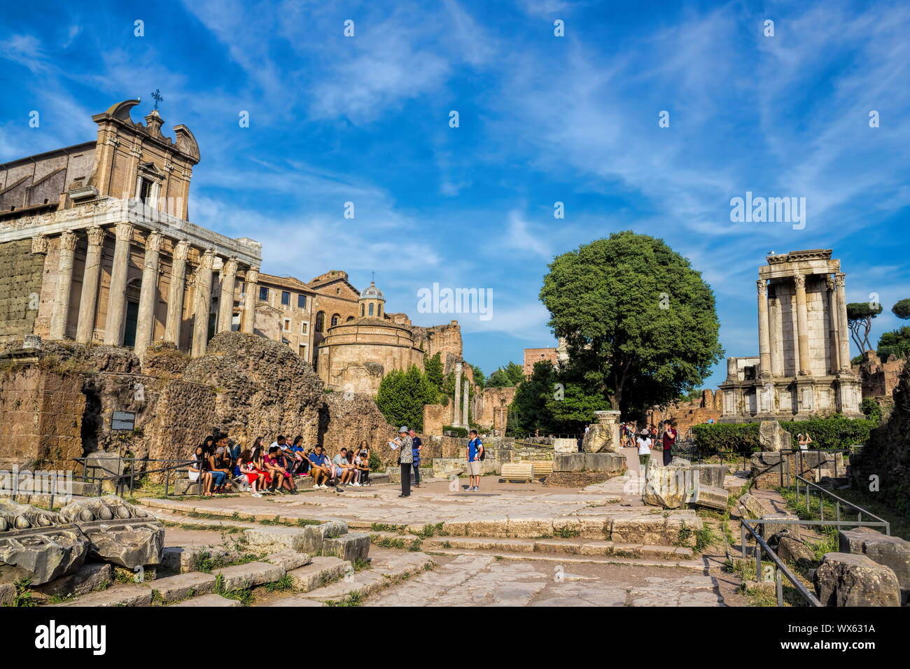 Rome, Roman Forum Stock Photo - Alamy