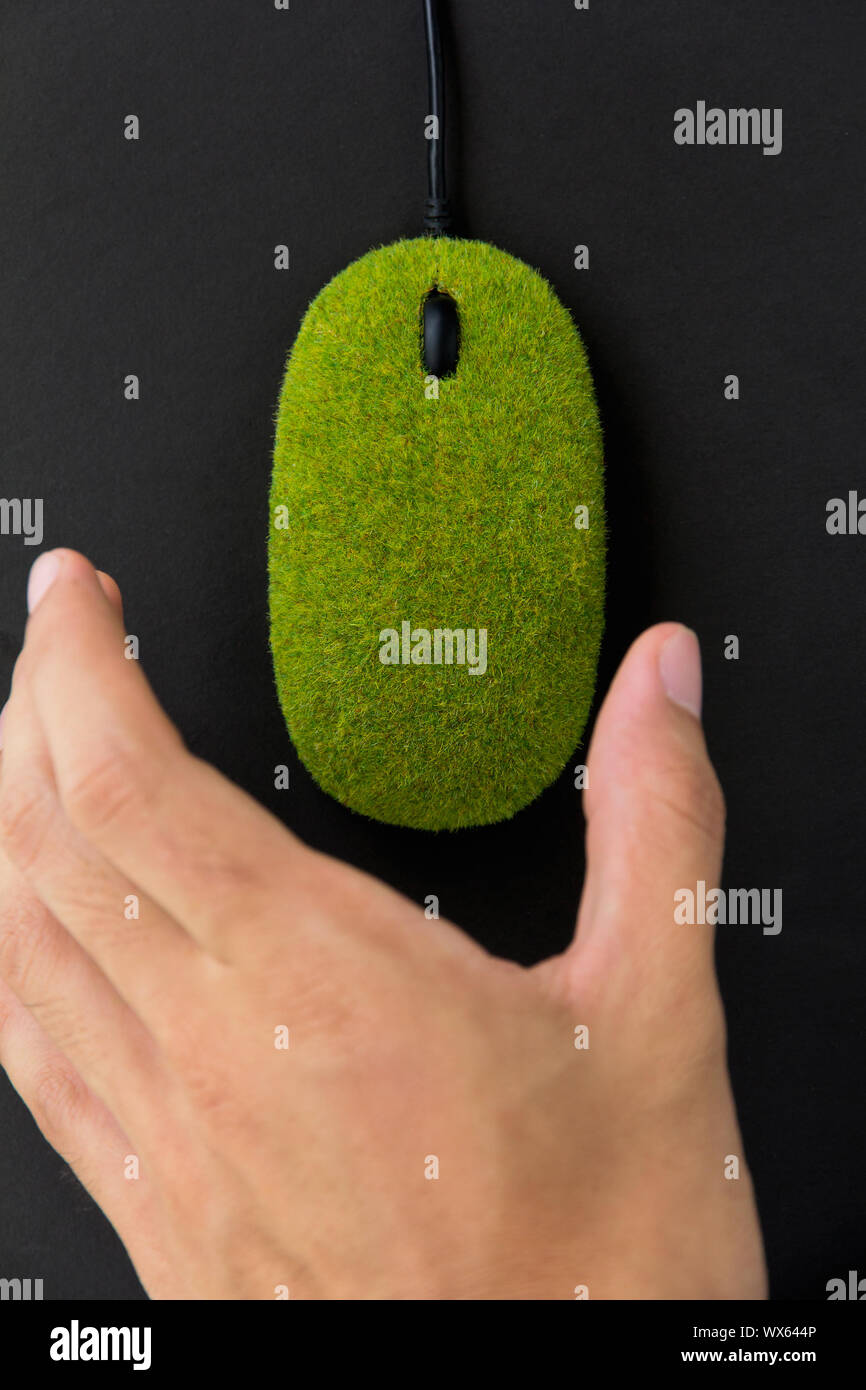 eco mouse concept Stock Photo - Alamy