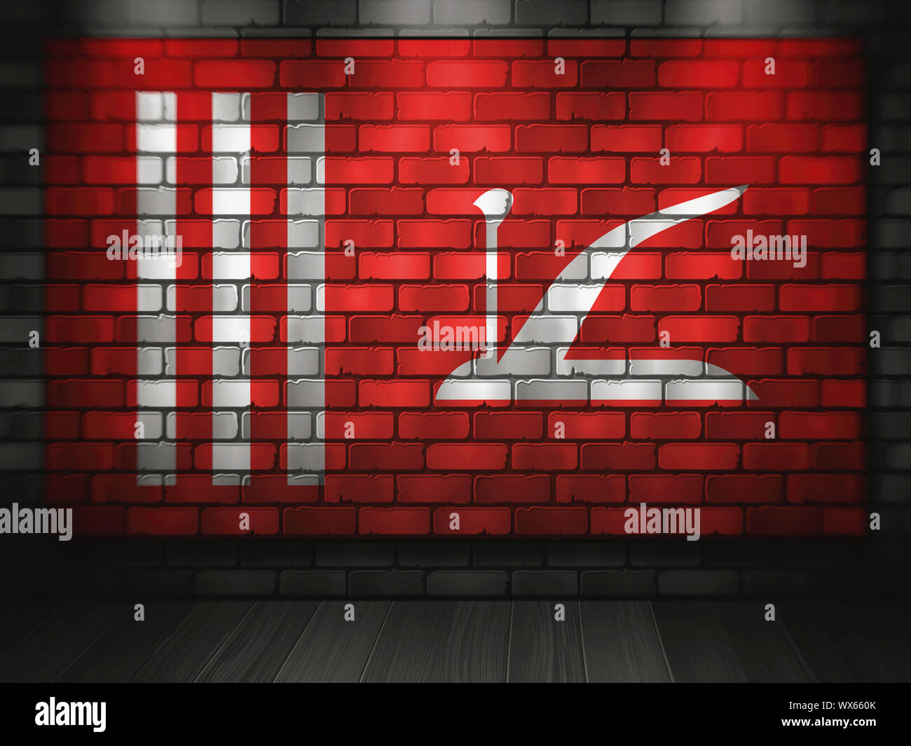 Flag of Jammu and Kashmir Stock Photo - Alamy