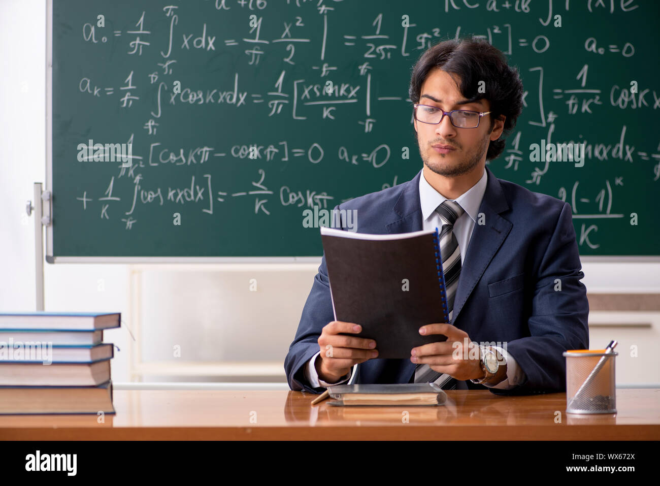 Strict teacher desk hi-res stock photography and images - Alamy