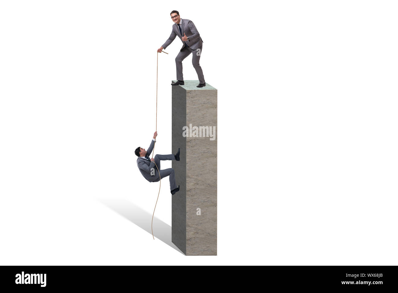 Colleague coaching Cut Out Stock Images & Pictures - Alamy