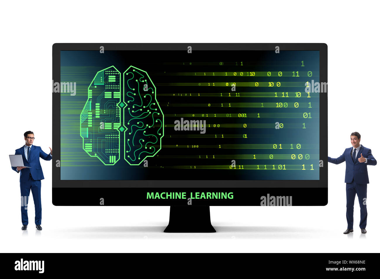 Cognitive computing and machine learning concept Stock Photo - Alamy