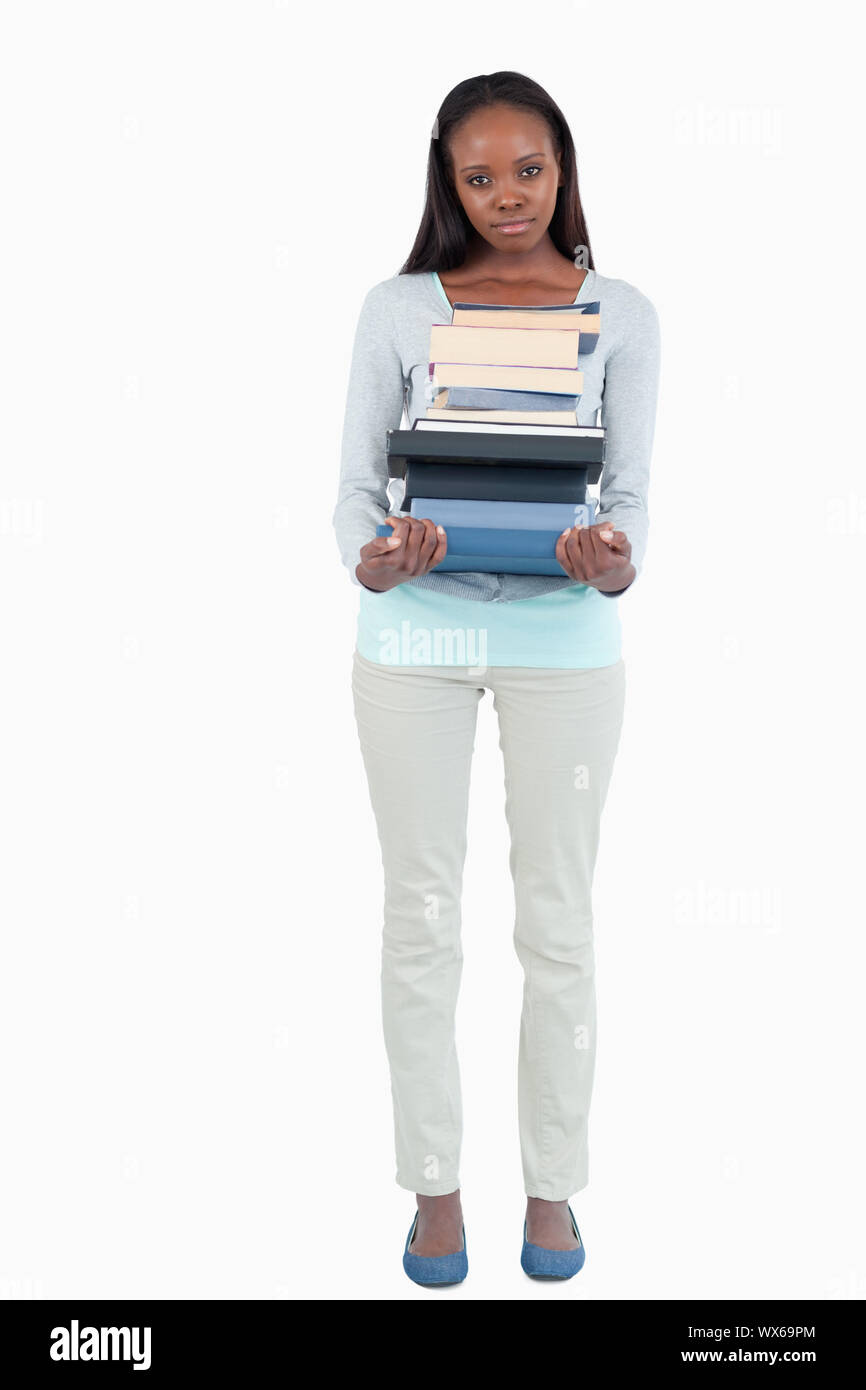Happy young woman campus Cut Out Stock Images & Pictures - Alamy